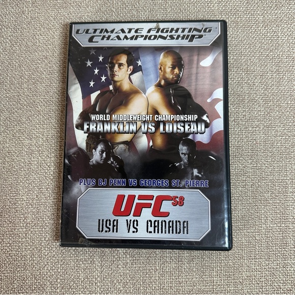 UFC | Media | Ufc 58 Usa Vs Canada Ultimate Championship Dvd | Poshmark